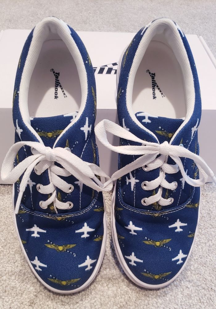 Tailhook Association Ship's Store: Women's Lace Up Custom Aircraft Shoes